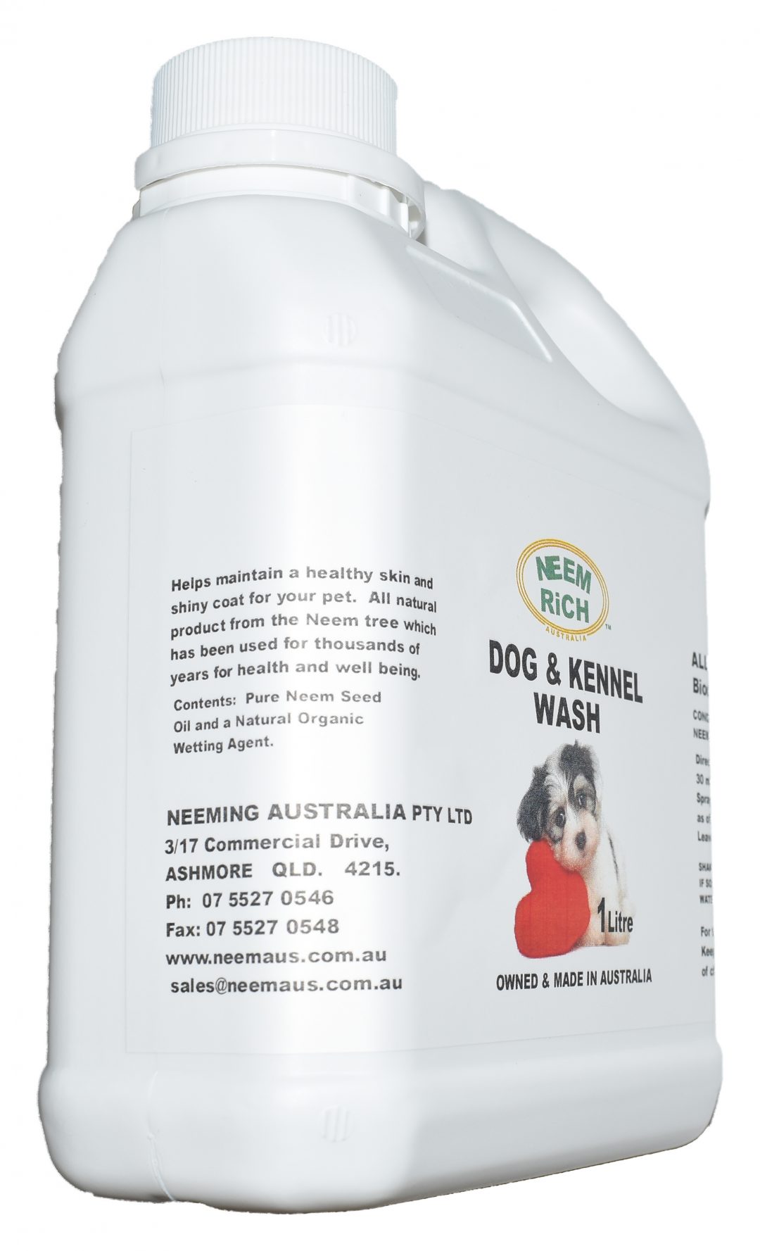 Dog & Kennel Wash 1 Litre - concentrate - Neeming Australia